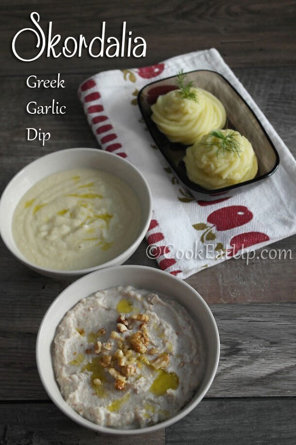 Skordalia, a Greek Garlic Dip ⋆ Cook Eat Up!
