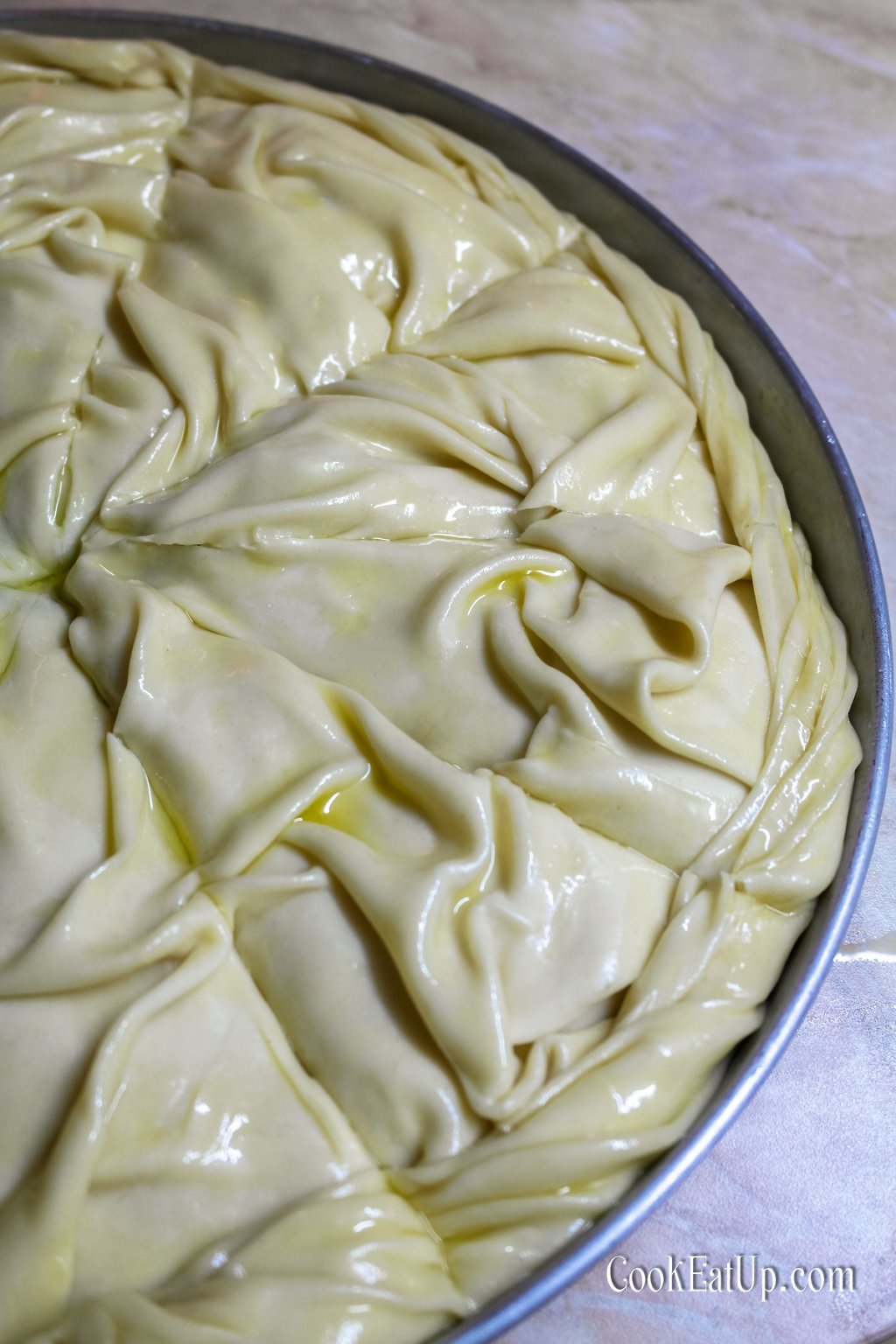 Golden rustic phyllo from yellow wheat flour ⋆ Cook Eat Up!