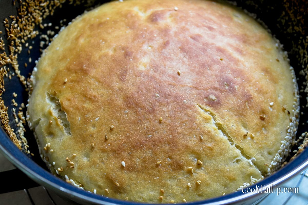 Αφράτο σουσαμένιο ψωμί ⋆ Cook Eat Up!