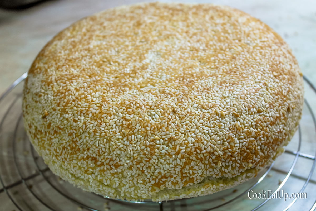 Αφράτο σουσαμένιο ψωμί ⋆ Cook Eat Up!
