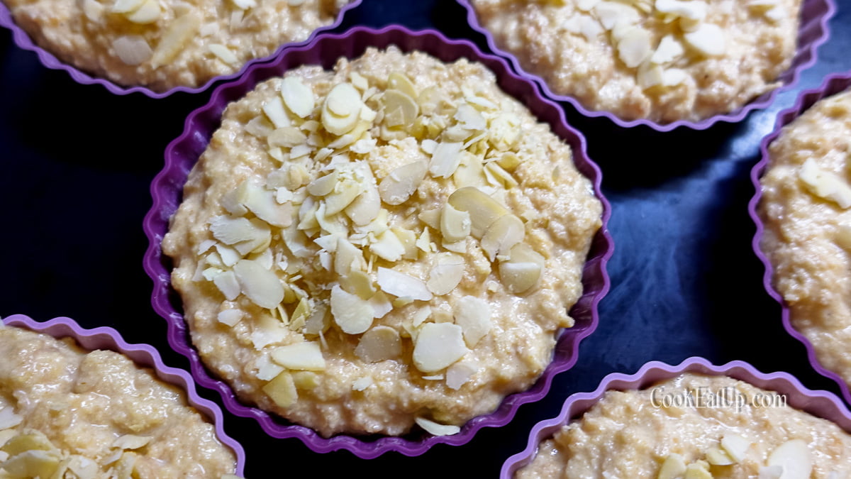 Μηλοπιτάκια με σιμιγδάλι ⋆ Cook Eat Up!