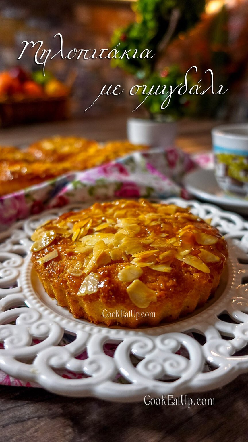 Μηλοπιτάκια με σιμιγδάλι ⋆ Cook Eat Up!